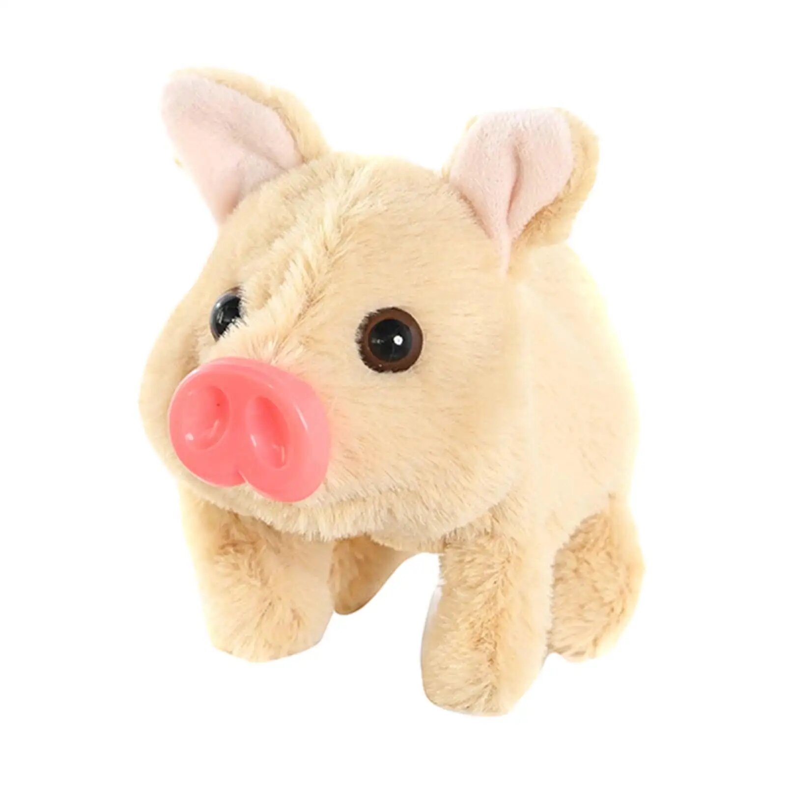 Электронная плюшевая свинья MagiDeal Коричневый