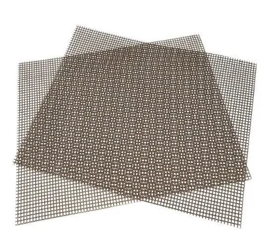 2 (две) Решетки-сетки гриль 30*40см, для духовки, гриля, мангала, коптильни, жароупорная, коврик антипригарный, коричнев