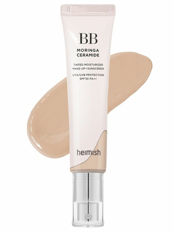 Увлажняющий легкий ВВ-крем с сатиновым финишем , с керамидами HEIMISH Moringa Ceramide, 30гр.