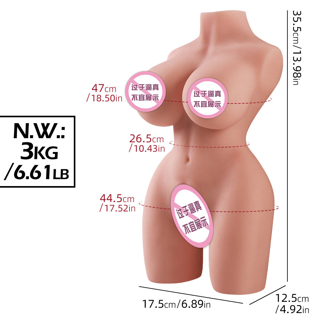 BJdoll Phuket Island One-Line Tian Yin Hip Inverted Film Big Butt Aircraft Cup Half Body Товары для взрослых Мужские