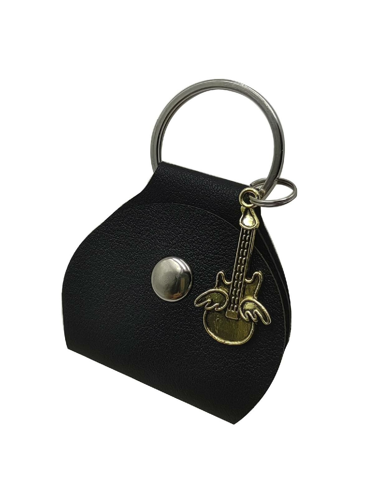 Держатель медиатора Чехол для медиатора Мягкая водонепроницаемая текстура PU для медиатора