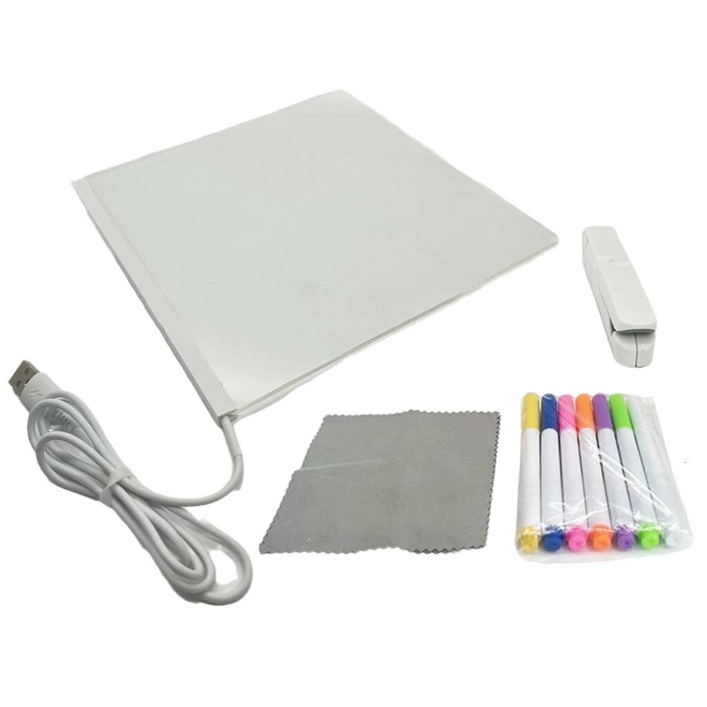 Светящаяся акриловая доска для заметок 30x20 см