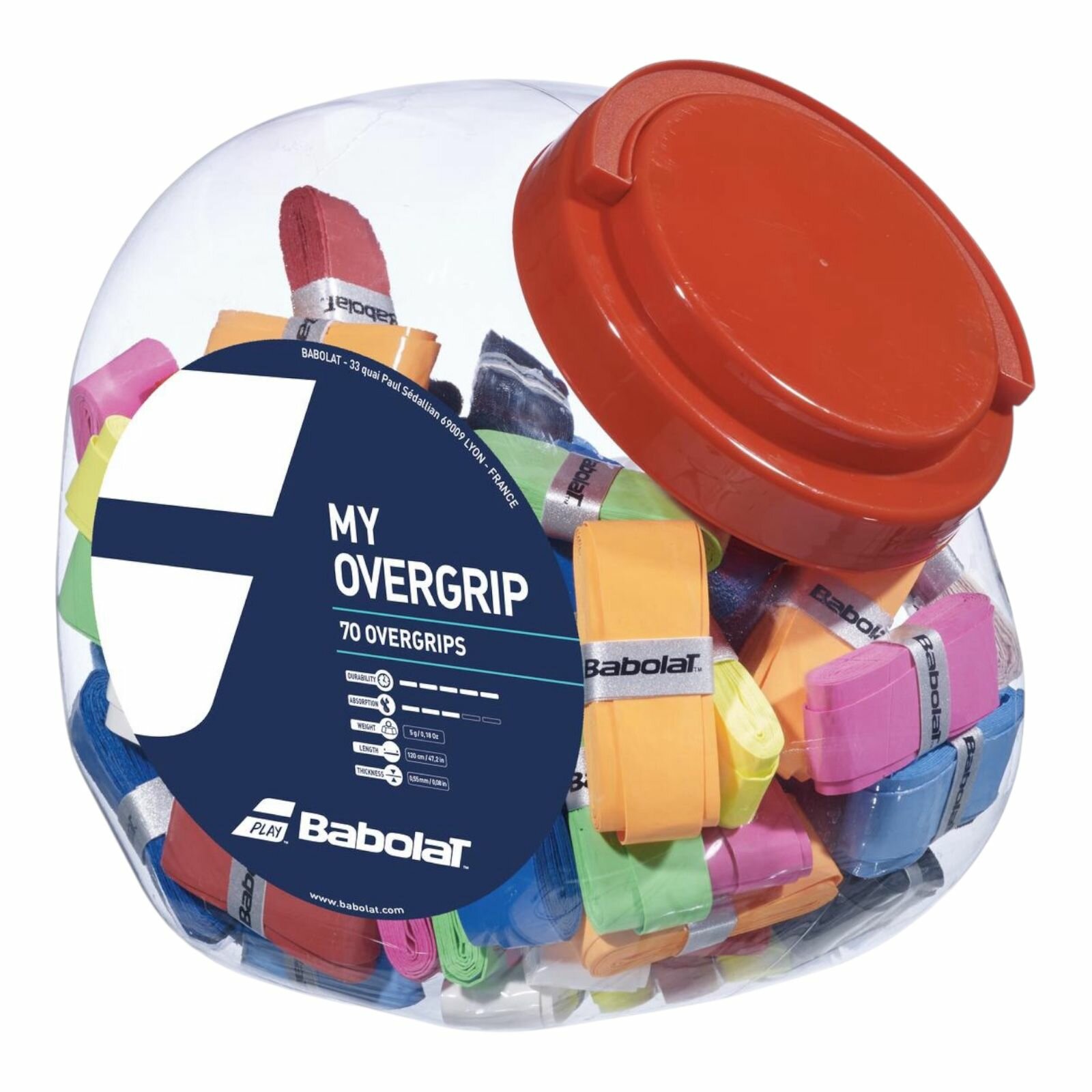 Намотка овергрип Babolat My Overgrip BOX 70Р