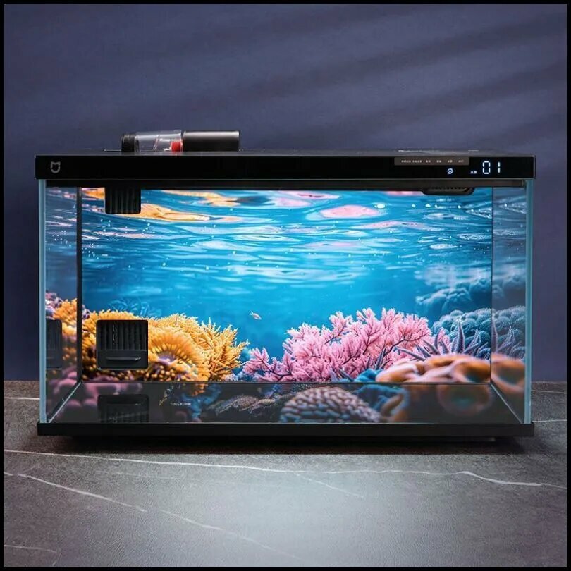 Xiaomi аквариум HD стерео обои, аквариум наклейки картины декорации ландшафта