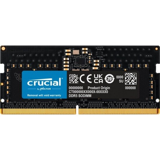 Оперативная память Crucial Classic Laptop Memory 8Gb DDR5-5600 SO-DIMM (CT8G56C46S5)
