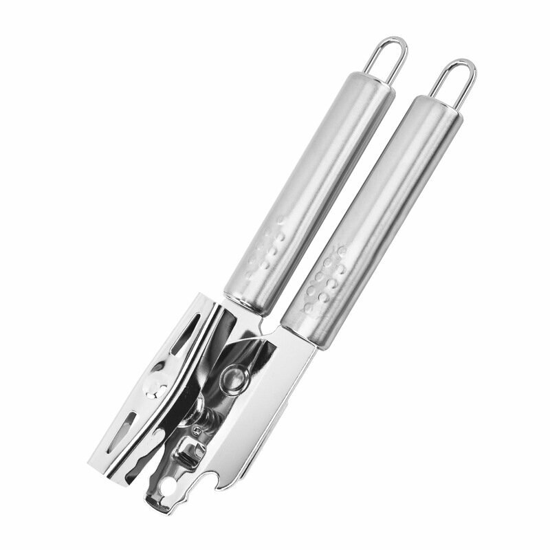 Многофункциональная ручка для открывания банок из нержавеющей стали, Серебро