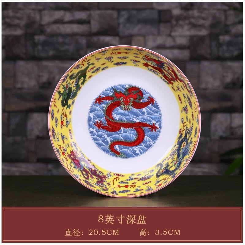 Керамическая чаша из Цзиндэчжэня, высокая чаша на ножке для еды, предотвращающая ожоги, для риса, в китайском стиле,