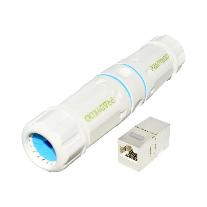 PRADYKOO Водонепроницаемый разъем RJ45 CAT6, Logo Style