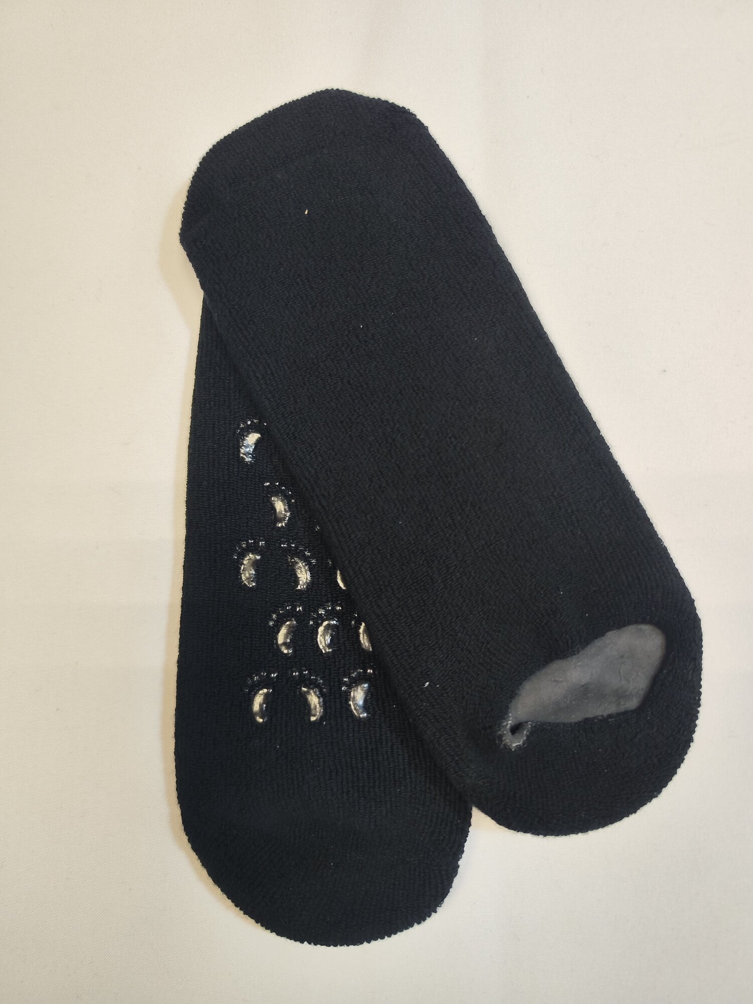 Носки SPA-BRADEX, силиконовые, увлажняющие, черные, 1 упаковка