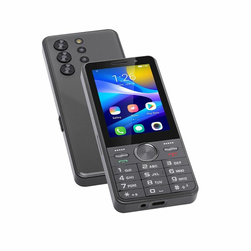 Смартфон кнопочный 4G , GPS и видеозвонками Андроид Долгий срок батареи Подходит для пожилых людей