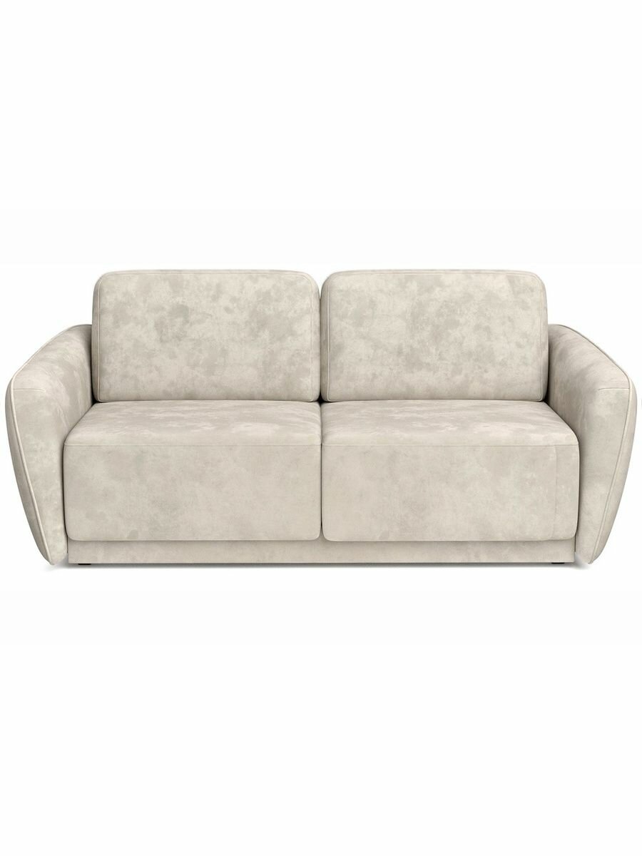 Диван-кровать раскладной PUSHE Тео Smart 160, велюр, серый Nebby 304