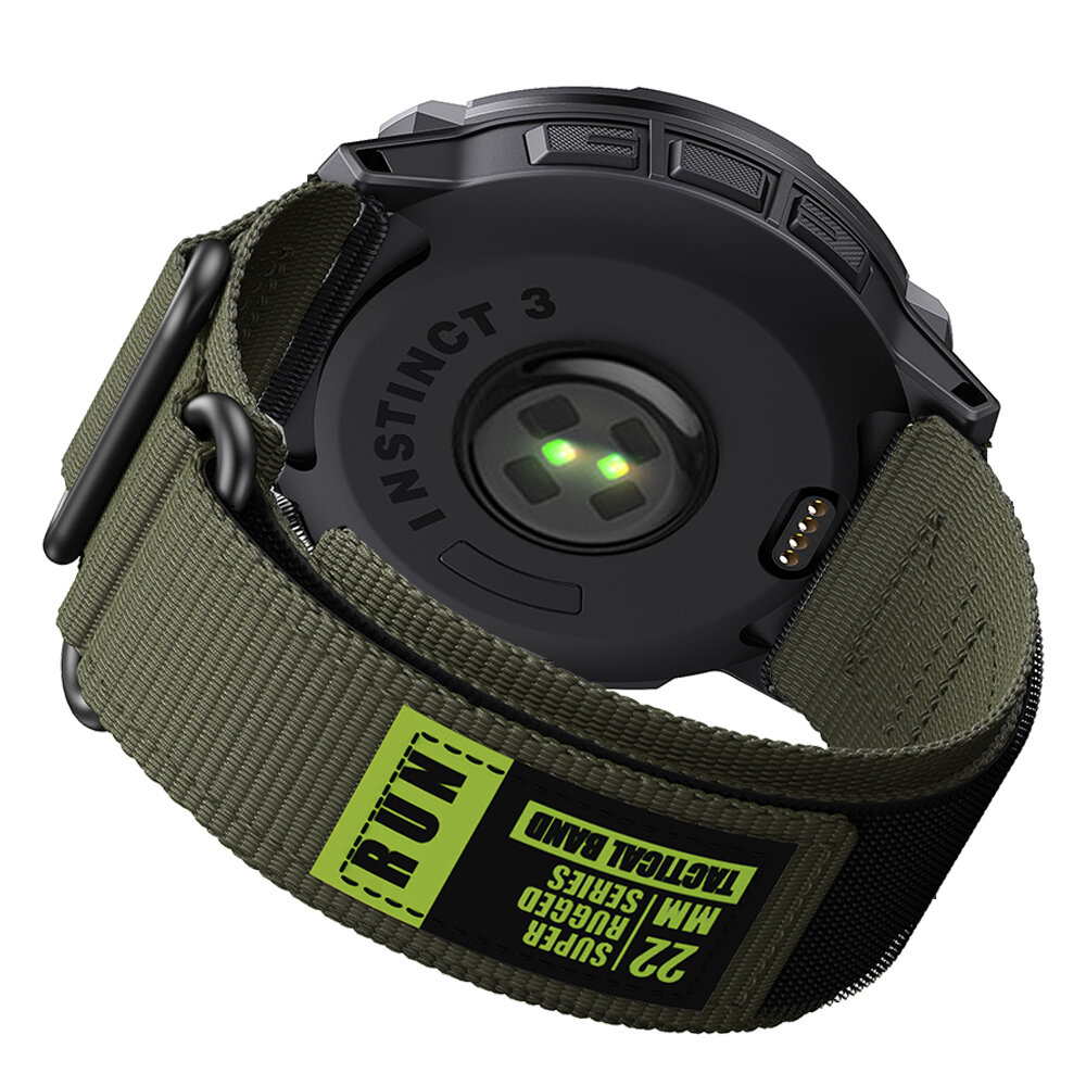 Нейлоновый ремешок на липучке для Garmin Instinct 2 Instinct 3 45 мм для часов 45 мм