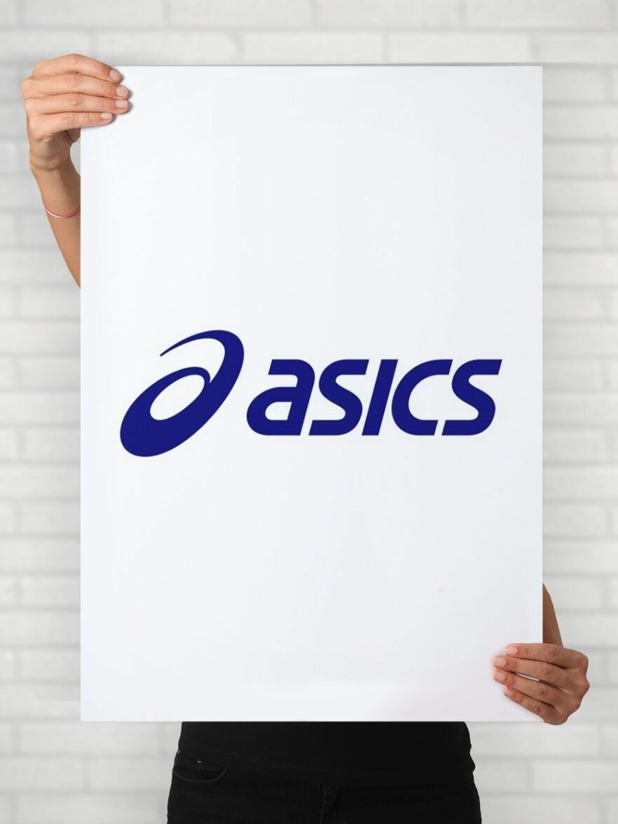 Плакат на стену для интерьера Бренды (Асикс - ASICS 1) - Постер по моде и одежде формата A1 (61x84 см)