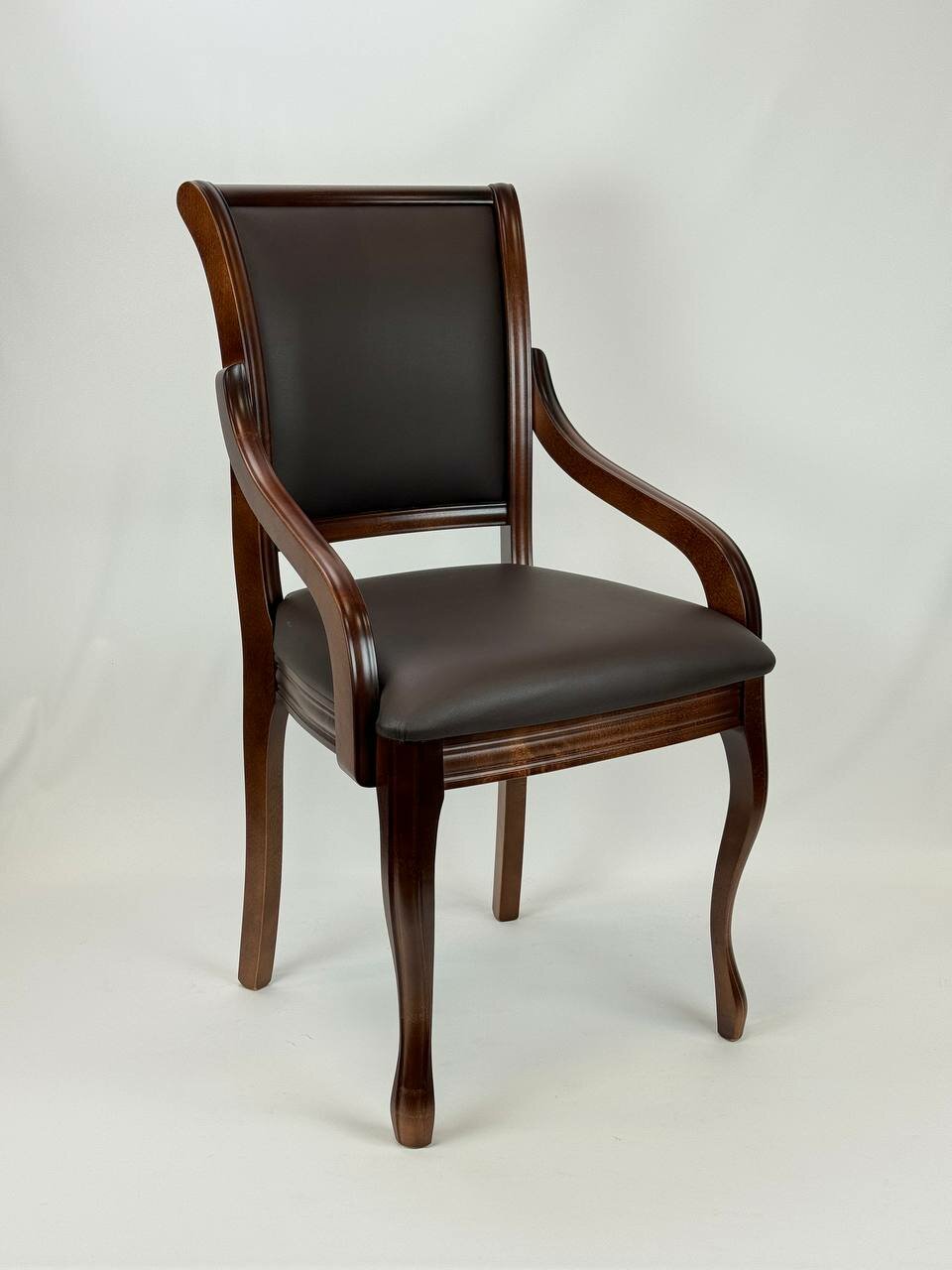 Geo Company Кресло деревянное для кухни и гостиной Бриоль12. т10. Domus chokolate