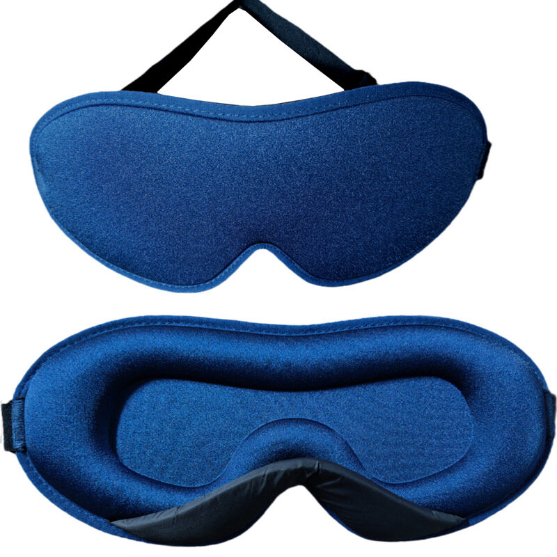 3D маска для глаз в наличии, офисная, для студентов, путешествий, сна, светоизолирующая маска для глаз, лайкра, медленное восстановление, пена с эффектом памяти, маска для сна