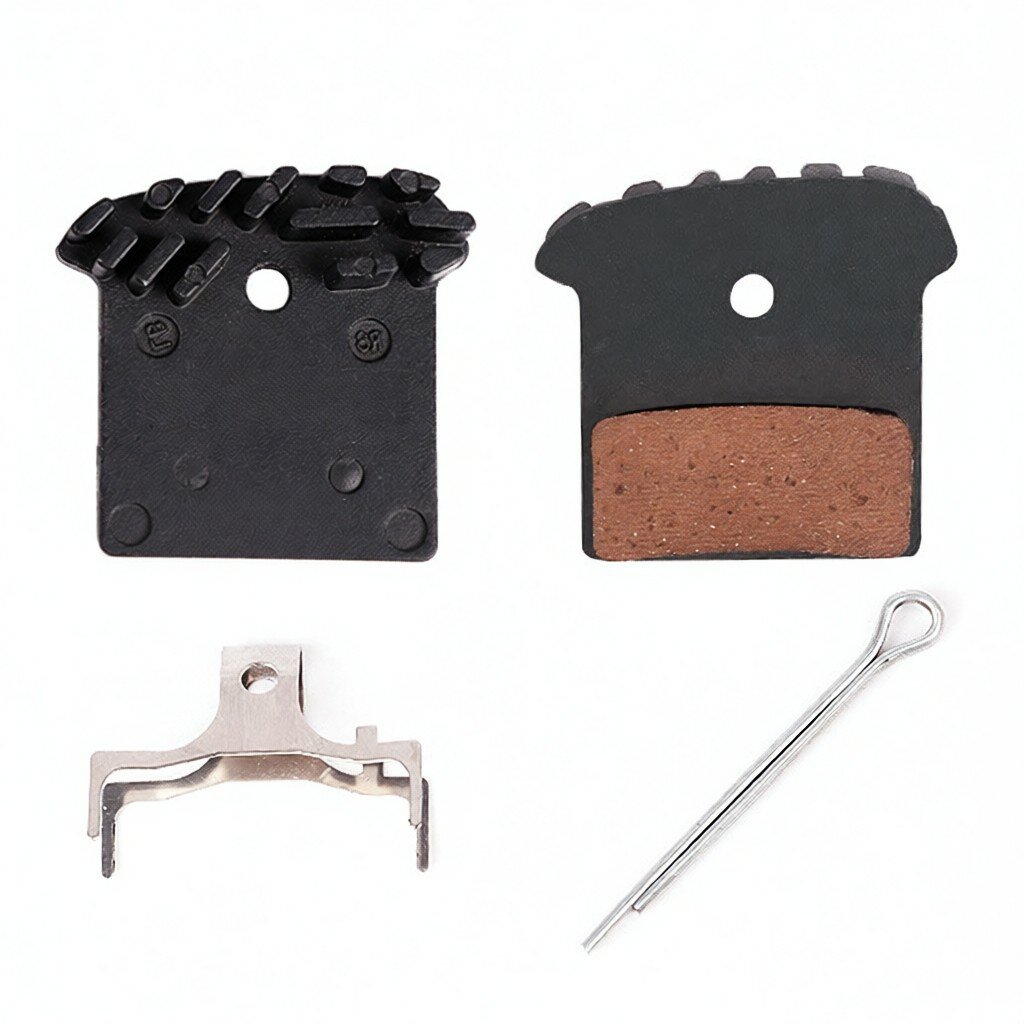 1 Пара Тормозных Колодок для Велосипеда и Пружинных Дисковых Тормозных Колодок MTB Велосипед Гидравлический Калипер Радиатор Обмена для Велосипеда Горный, Черный, 36.5 * 32 мм, 25.7 г, 2 Шт.