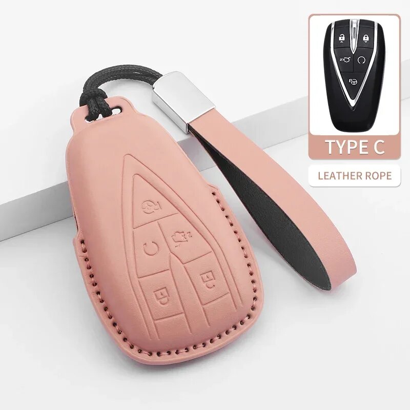 Чехол для автомобильного ключа Changan CS35 Plus CS55 Plus CS75 Plus PU защитный чехол для 16