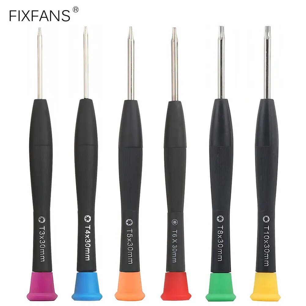 Магнитный набор маленьких отверток Torx T3 T4 T5 T6 T8 T10, защитная отвертка Torx, совместимая с комплектом для ремонта ноутбука Xbox PS5 PS4