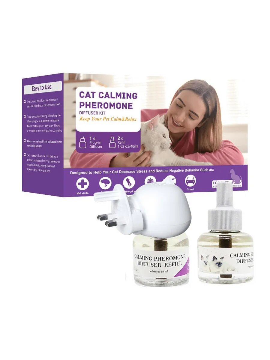 Успокаивающий диффузор для кошек, снятие стресса