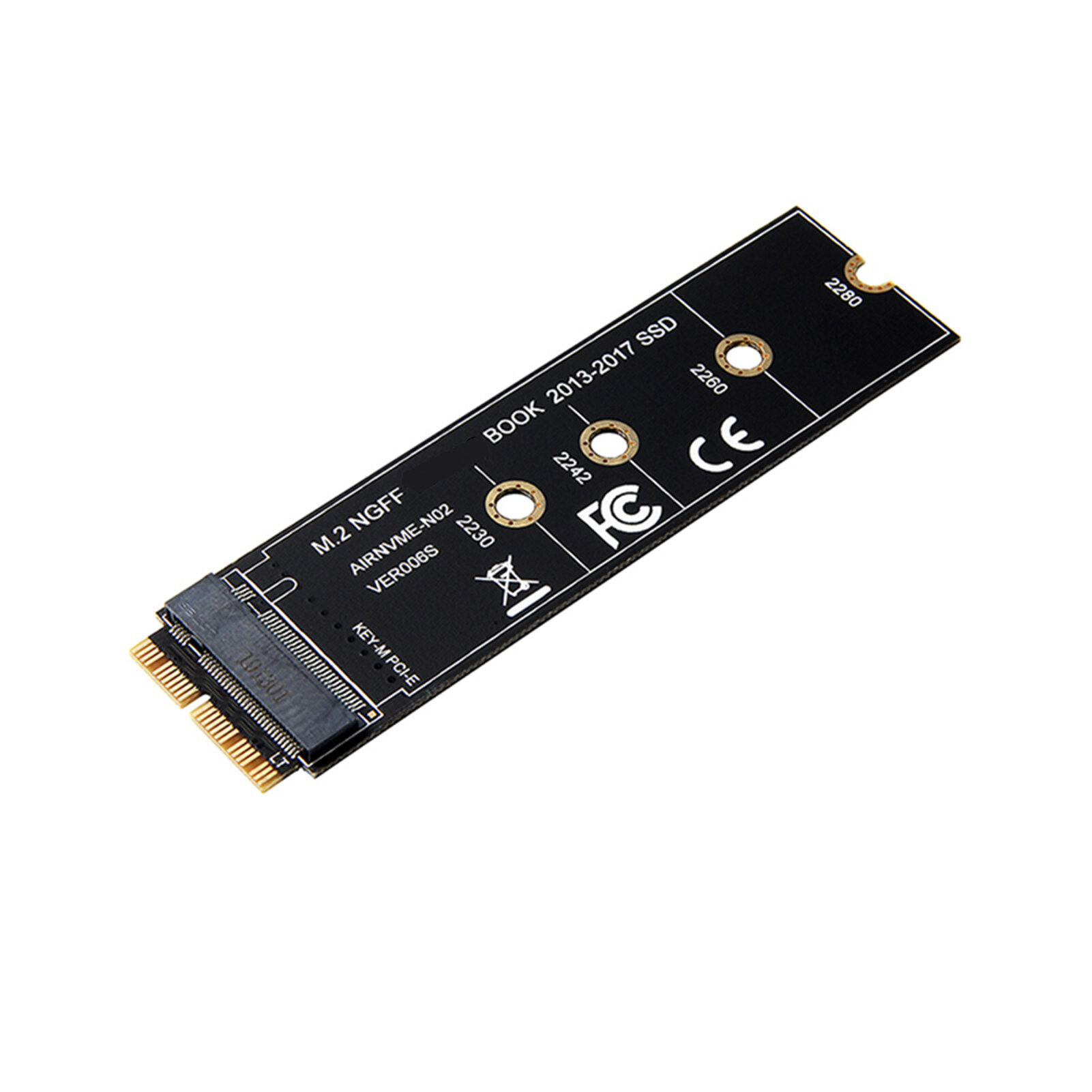 Карта адаптера M.2 NVME SSD, совместимая с Air Pro 2013 2014 2015 2016 2017