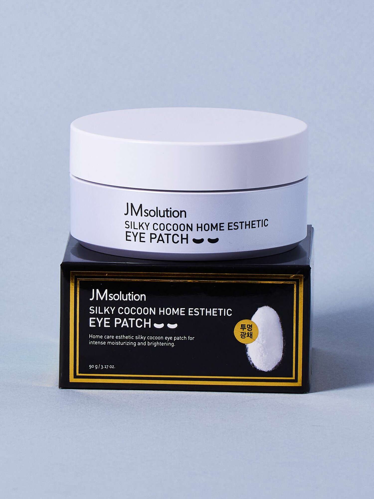 JMsolution Гидрогелевые патчи с протеинами шелка и жемчуга 60шт Silky Cocoon Home Esthetic Eye Patch