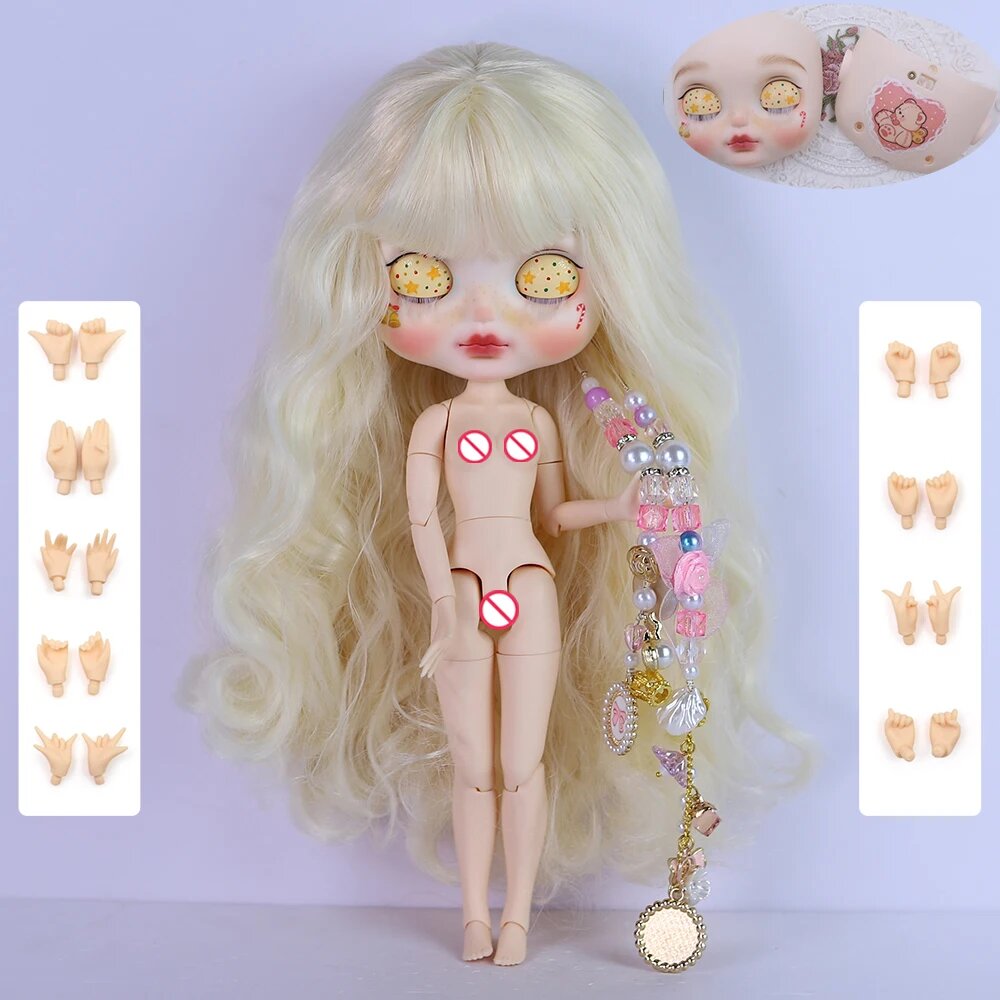 Dream Fairy ICY DBS Blythe кукла 30 см белая Бежевый, nude doll