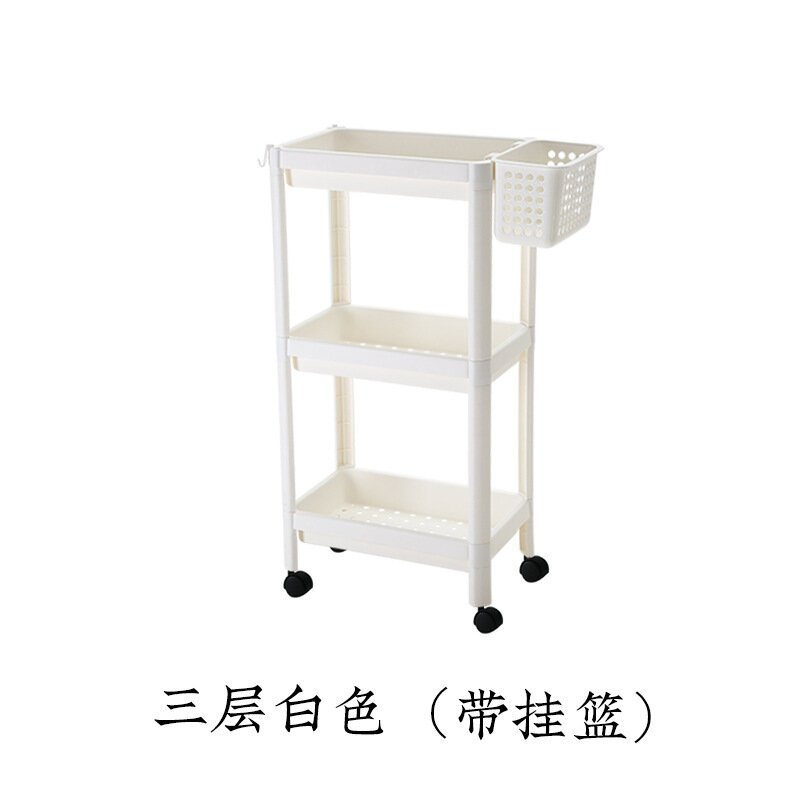 Напольная стойка для хранения, многослойный органайзер, тележка для кухни, спальни, ванной, мобильная стойка для хранения с колесами