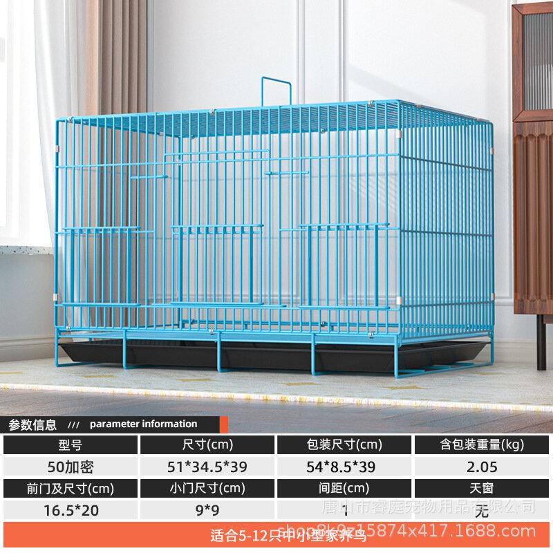 Клетка для птиц, вилла для попугаев, складная проволочная клетка для голубей, волнистых попугаев, щеглов, неразлучников, металлическая клетка для птиц