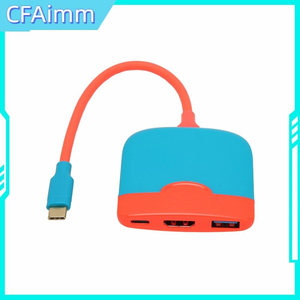 Док-станция 4K USB3.0, PD быстрая зарядка, 3 в 1, для коммутатора