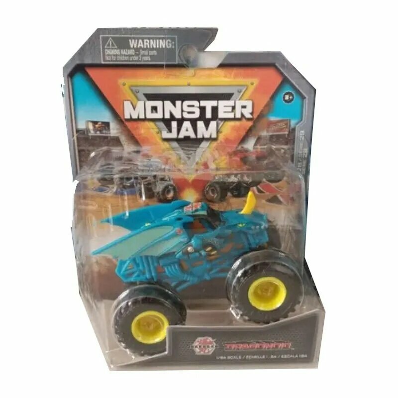 Spin Master Monster Jam Truck /Серия 1:64 "Грузовик Монстр с джем Кар" миниатюрная детская игрушечная модель автомобиля , предмет коллекционирования