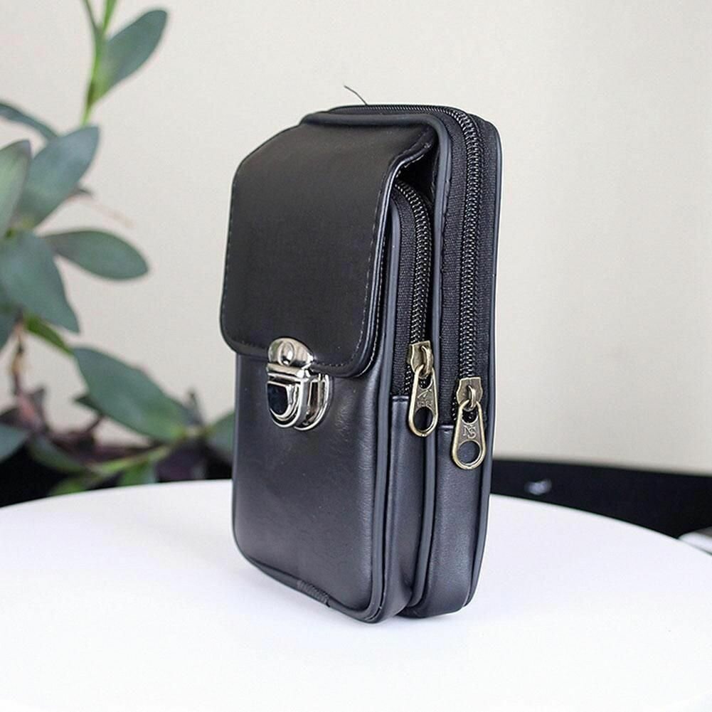 Сумка для мобильного телефона С замком, Сумка на пояс, Для хранения монет и мобильных телефонов