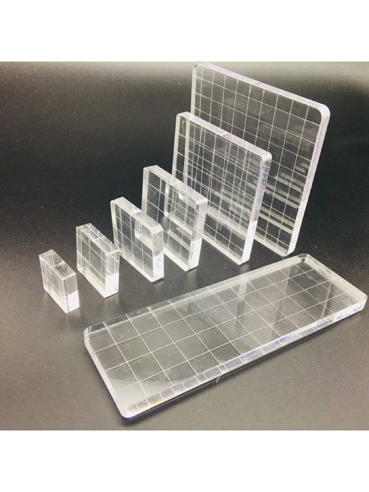 7 шт./компл. Высокопрозрачный Акриловый Блок DIY Ремесла Печать Штамп Для Скрапбукинга Фотоальбом Декоративный