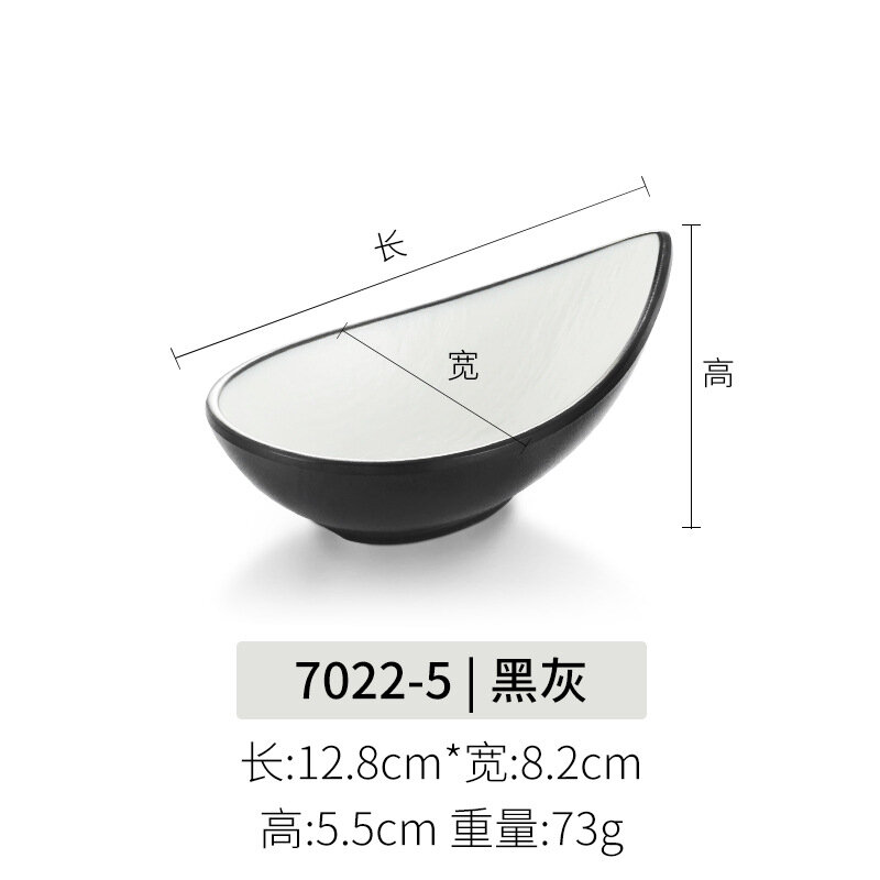Меламин Чаша для соуса Отель Посуда Ресторан Десертная миска Тарелка для икры Приправа Маленькая миска Капля Салатница