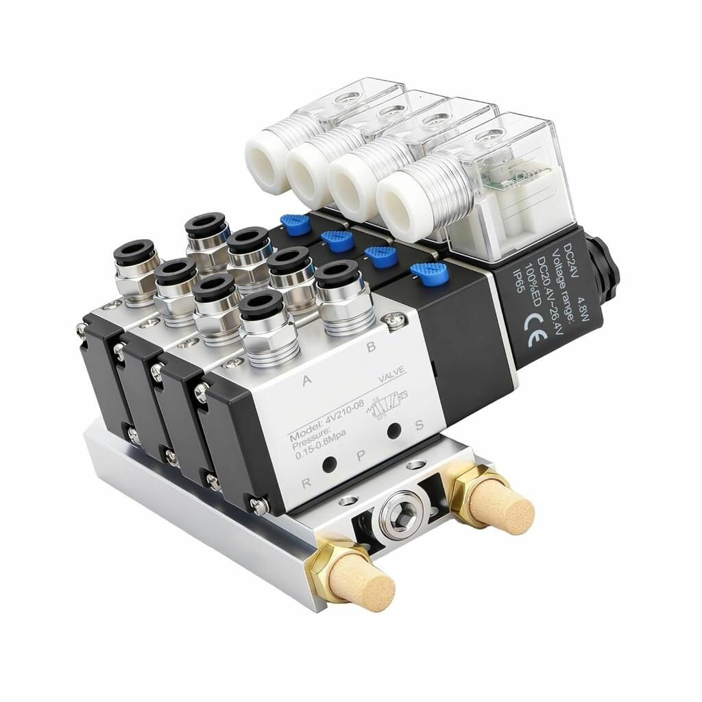 Энергоэффективный соленоидный коллектор на 4 станции