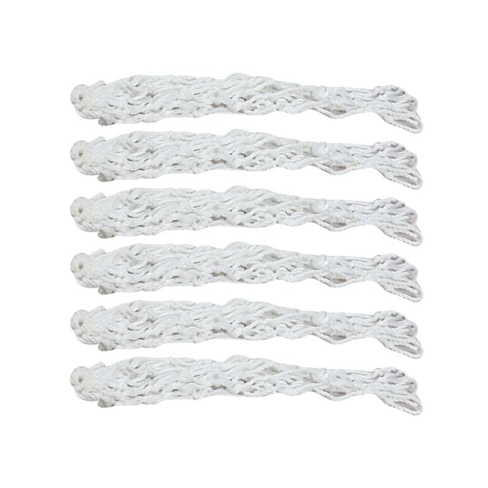 Сетки Для Бильярдных Лучей Набор Из 6 Штук Подходит Для Большинства Стандартных Столиков Цвет White Размер M