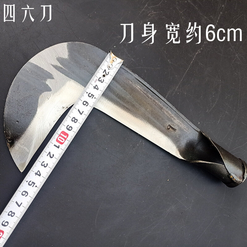 Нож из марганцевой стали двойного назначения для рубки и резки, нож для резки дерева, нож для резки травы, нож для резки деревьев, сельскохозяйственный нож для расщепления, крючковый нож, серп для резки бамбука, походный нож