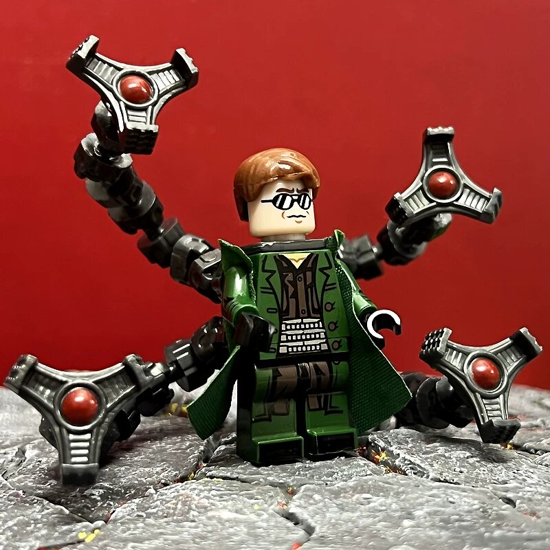 Супергерой Человек-паук Доктор Октопус Heroes: Нет пути домой, загадочная минифигурка, строительные блоки, детский