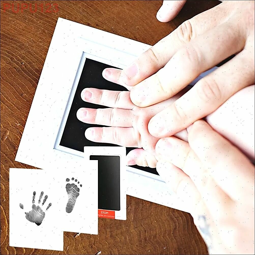 Набор для создания отпечатков ручек и ножек, отпечаток для новорожденного,1 набор