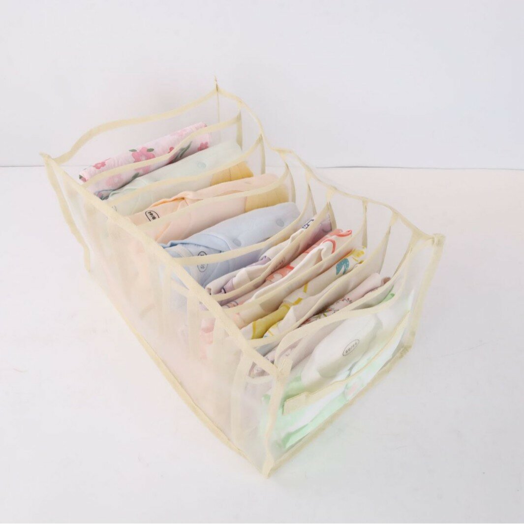 Коробка для хранения сетчатых носок, коробка для хранения нижнего белья, органайзер для ящиков, органайзер для одежды, разделитель для домашнего хранения