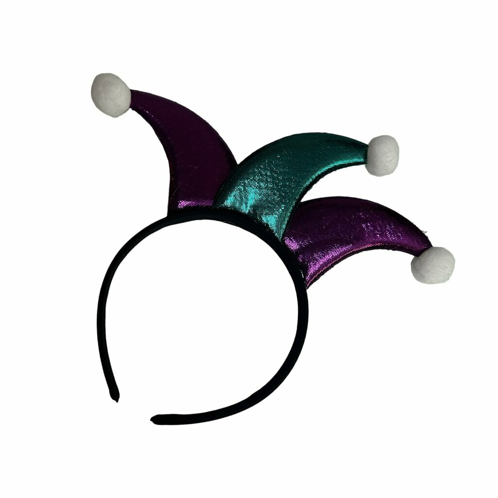 Повязки Для Волос С Блестками Реквизит Для Фотобудки Шут Клоун Роговые Повязки Для Вечерних Головных Уборов Забавные Повязки для Музыкальных Фестивалей