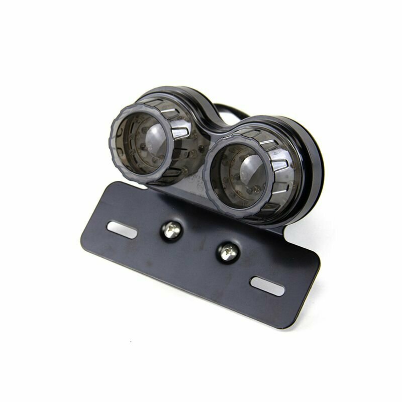 Задний фонарь для мотоцикла 40 Вт с 40 светодиодами SMD, габаритным огнем, стоп-сигналом, указателем поворота и держателем номерного знака.