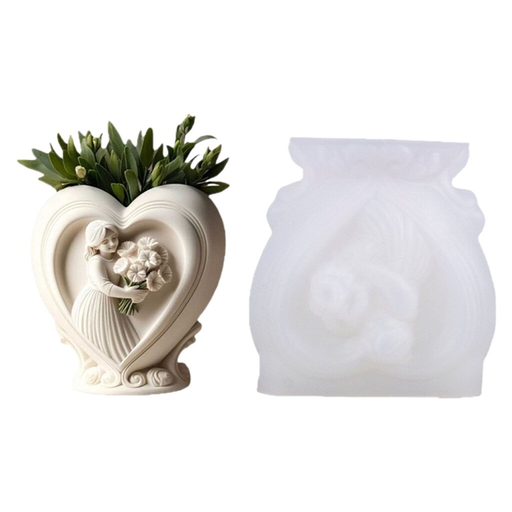 Многоразовая Гибкая Силиконовая Форма Для Изготовления Свечного Мыла Детальный Дизайн Формы Девушки Нет Токсичных Материалов Украшения Для дома