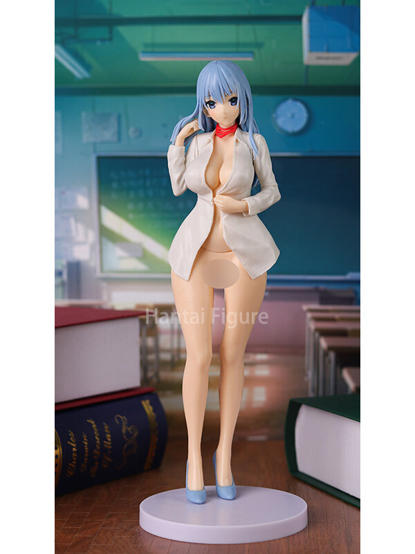 Хентай Фигурка синеволосая девушка Аниме фигурка, 18+, для взрослых коллекционная модель, без коробки