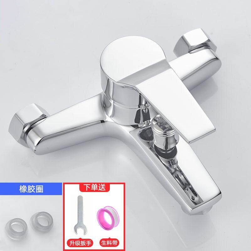 Смесительный клапан для воды, горячий и холодный кран, душевая лейка для ванной, водонагреватель, тройная ванна, двойной распылитель для душа