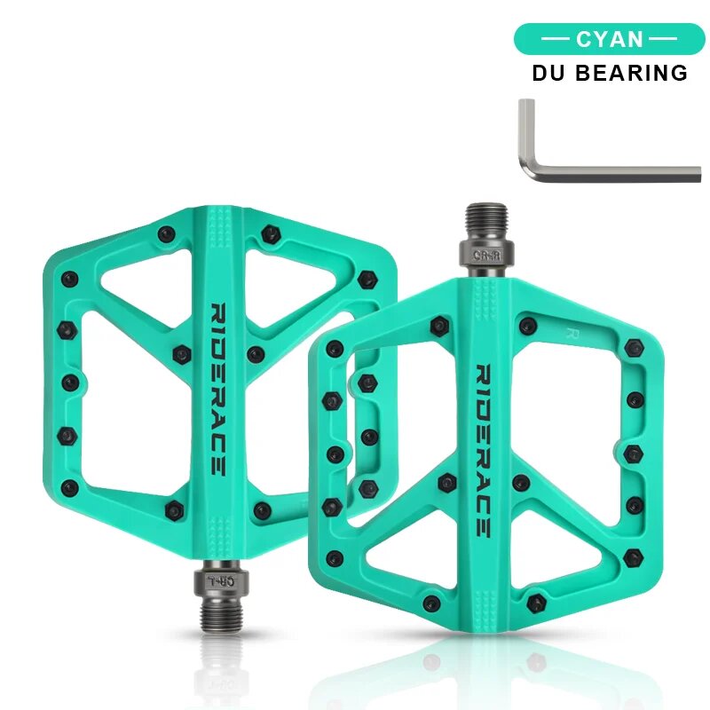 Riderace Велосипедные педали CYAN, DU Bearing