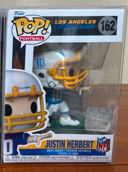 Фигурка ! NFL Los Angeles Chargers Justin Herbert №162 — современный квертбек команды