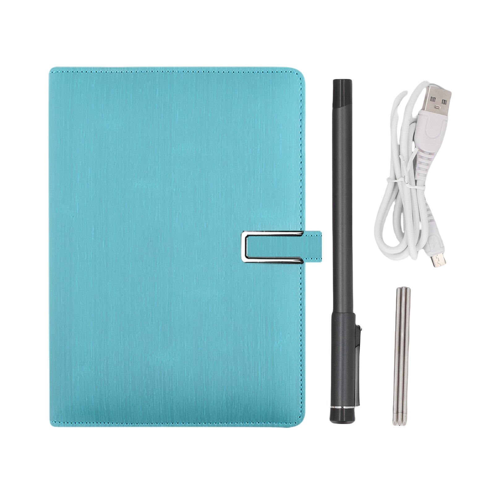 Цифровой Блокнот с Умной Ручкой Синхронизация в Реальном Времени Bluetooth Беспроводной Набор для Письма с Бумагой для Смартфонов и Планшетов IOS Android Светло-Синего Цвета