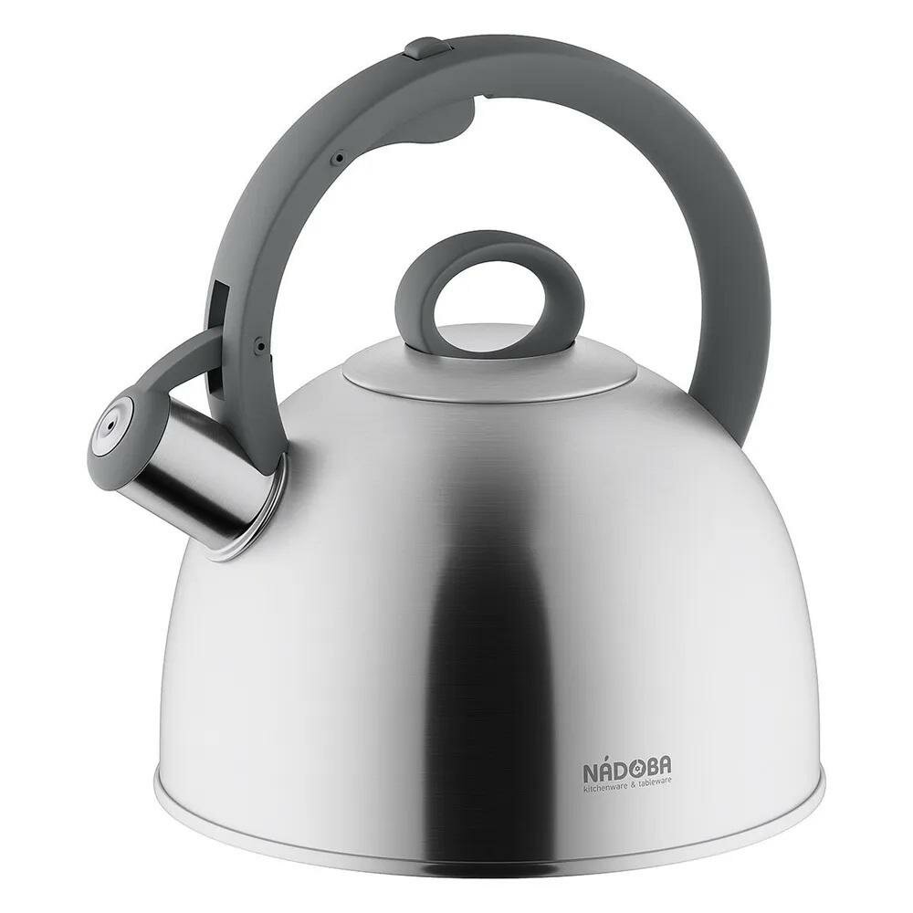 Чайник нерж 2.9Л SANDRA со свистком индукция NADOBA