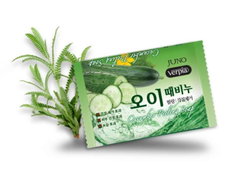 Мыло-пилинг для лица И тела VERPIA С экстрактом огурца 150Г снаб