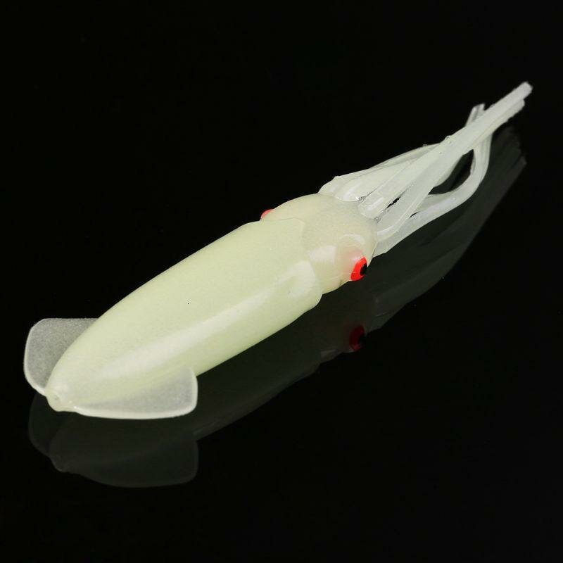 Светящиеся мягкие приманки для кальмаров, Белый